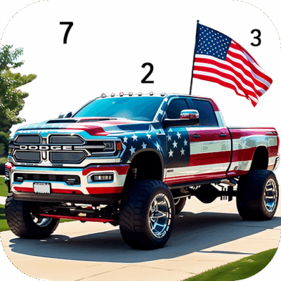 Vintage Color by Number Game – Grand-screen